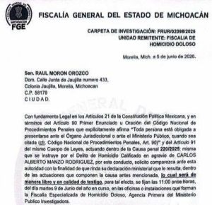 Cita Fiscalía de Michoacán a declarar a Raul Morón Orozco por el ...